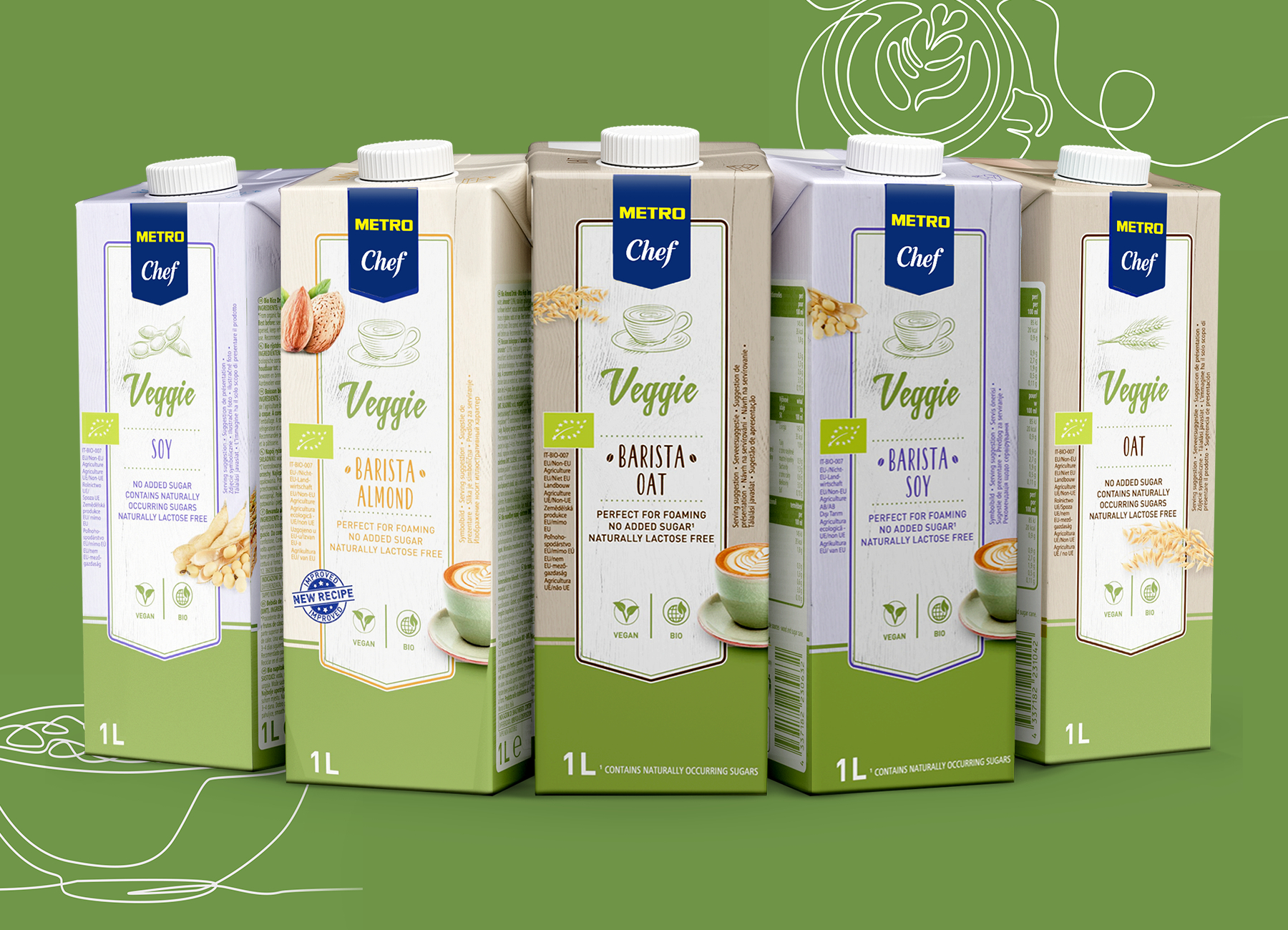 Organik, Laktozsuz ve %100 Vegan: Yeni Metro Chef Veggie Bio İçecek ...